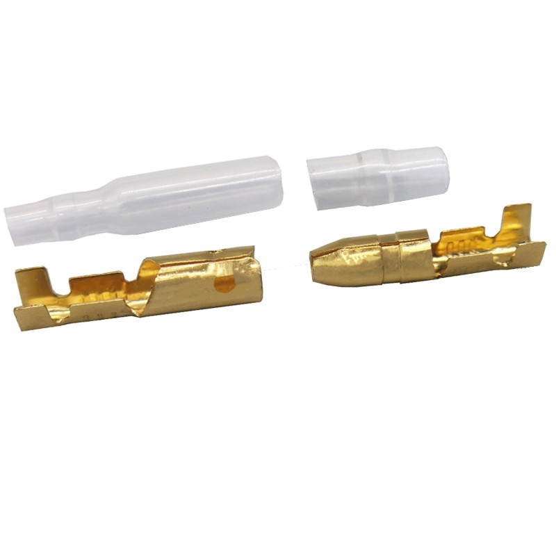 （10 sets）4mm Bullet Terminal Car Connector Male Female Pair Plug-In 4 ...