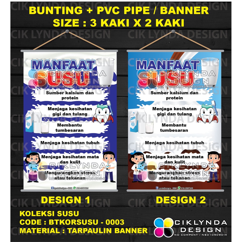 PRE-ORDER - BUNTING + PVC PIPE - KOLEKSI SUSU | Shopee Malaysia