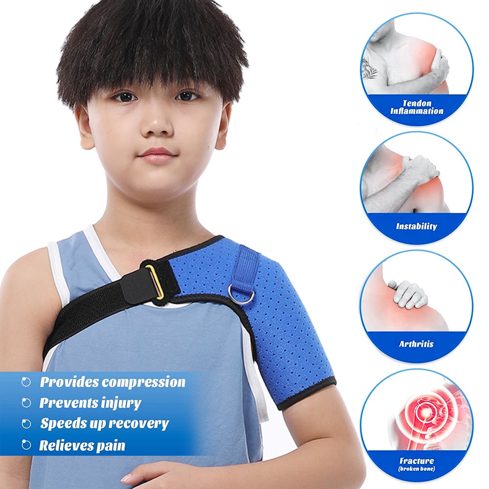 Shoulder Support with Pressure Pad for 4-12 years Kids, Adjustable ...