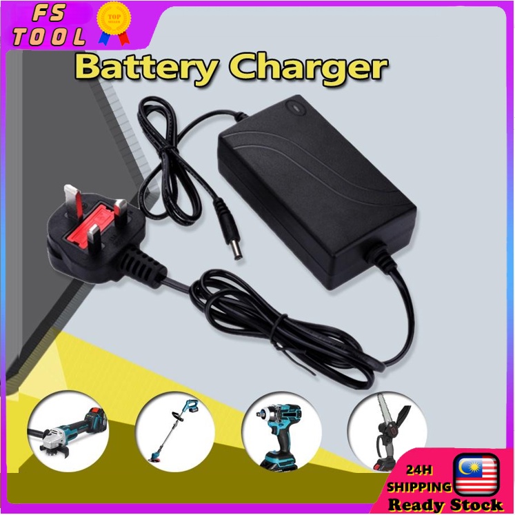 Lithium Li-ion Battery Charger For Power Tools Chainsaw Lawn Mower ...