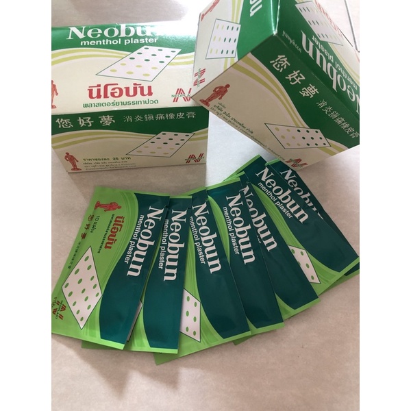 💥Ready Stock💥 泰国 你好梦药贴布 Thailand Neobun Menthol Plaster Patch Relief ...
