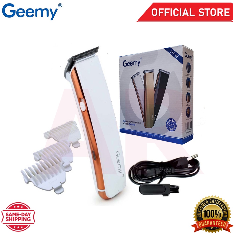 Geemy GM 6048 Hair Clipper Rechargeable Hair Trimmer Men Beard Trimmer ...