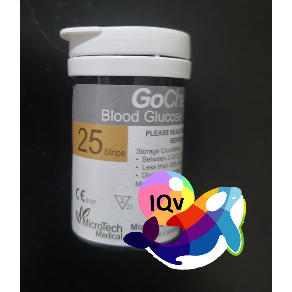 [Promo Price!!!]Go Chek2 Blood sugar test strips 25strips [Exp: 31/12 ...
