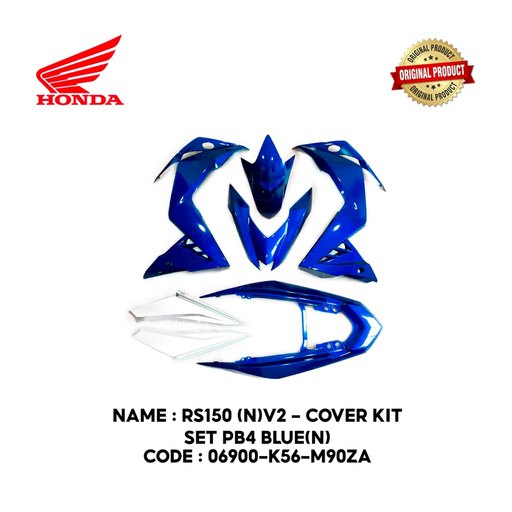 HONDA RS150R RS 150 RS150 Coverset Cover Set PB4 Blue 06900-K56-M90ZA ...