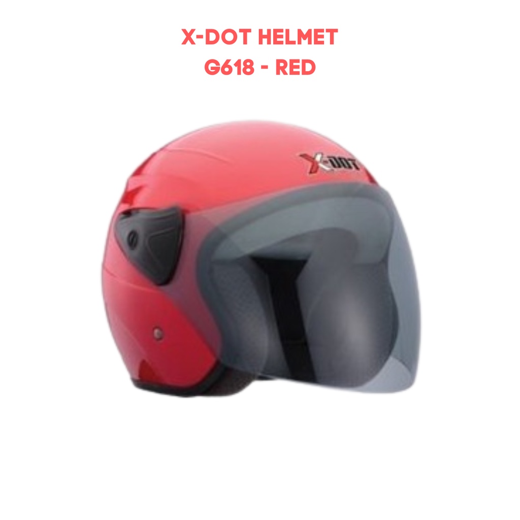 X-DOT G618 Single Visor Helmet With SIRIM Approved ORIGINAL X-DOT XDOT ...
