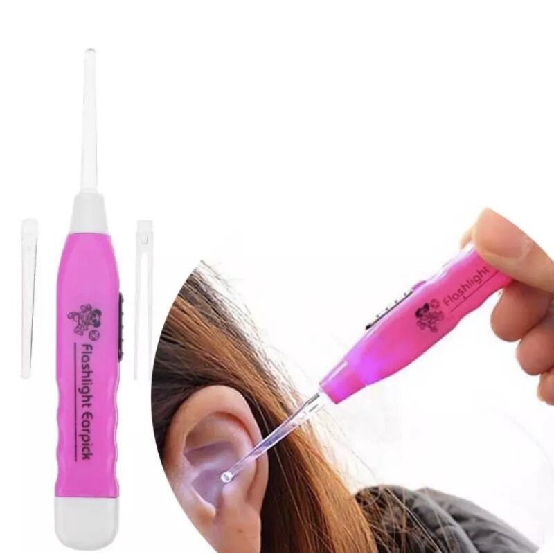 pengorek Telinga Berlampu Ear Pick With Light Earwax Removal (COLOUR ...