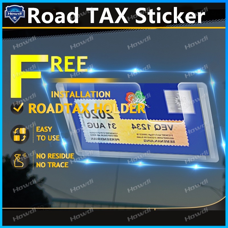 【NEW】Latest Roadtax Holder Roadtax Sticker Removable Traceless | Shopee ...