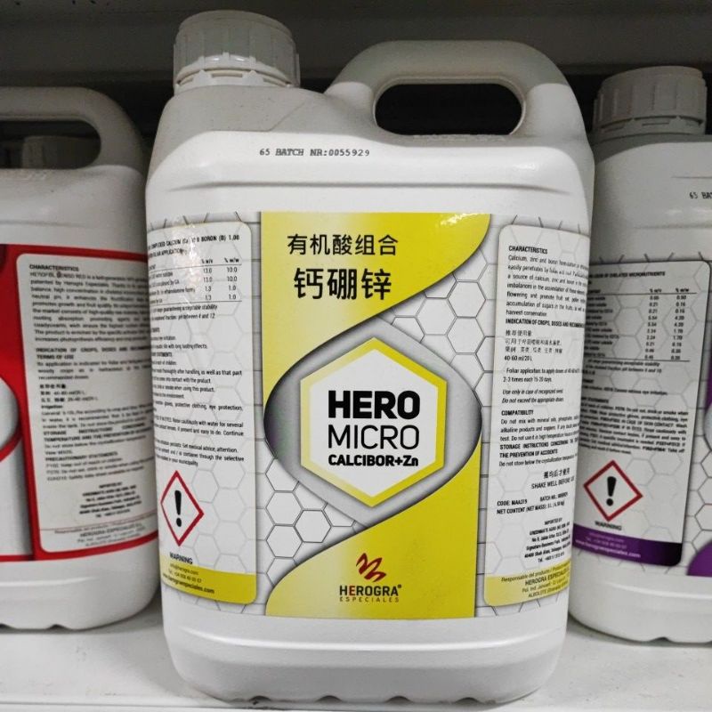 Hero Micro Calcibor Calcium Boron + Zinc 5L | Shopee Malaysia