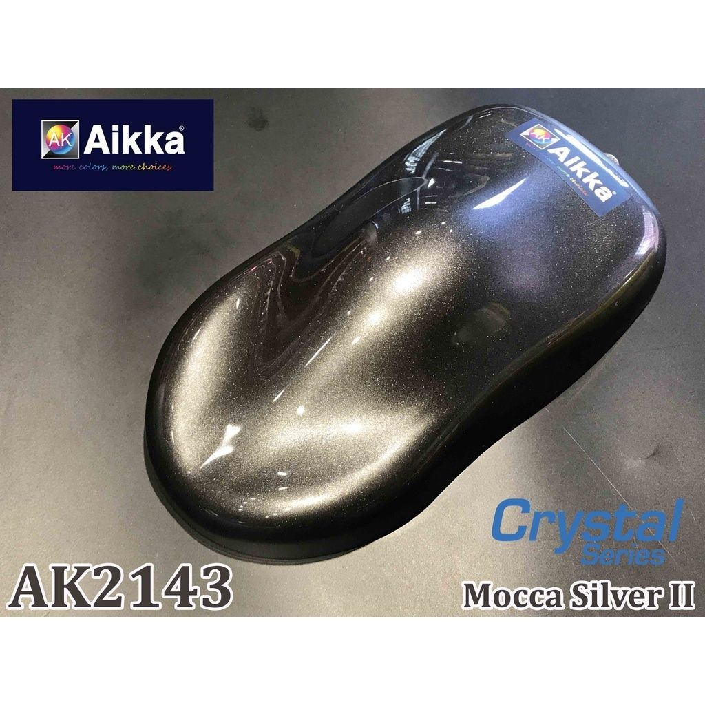AIKKA AK2143 MOCCA SILVER II *** CRYSTAL SERIES SPECIAL EFFECT 2K PAINT ...