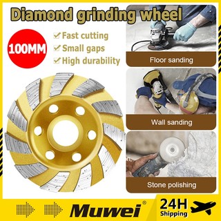 4 Inch Diamond Wheel 100mm Diamond Segment Grinding Wheel Grinder Cup ...