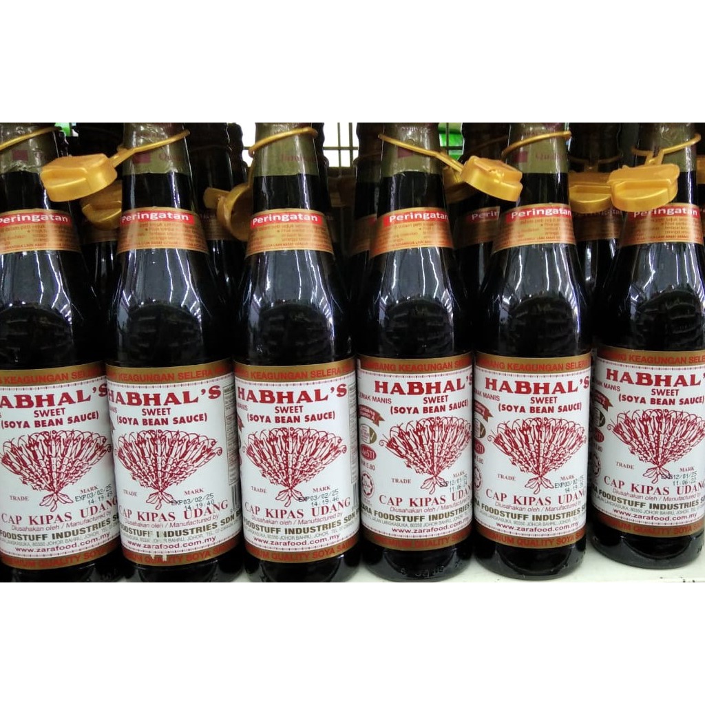 Habhal's Cap Kipas Udang / kicap pekat manis (345g) | Shopee Malaysia