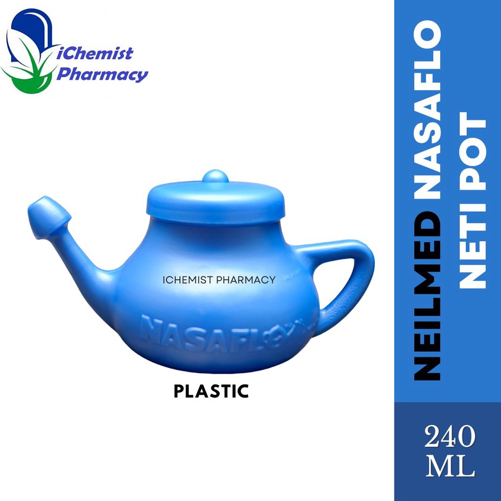 NEILMED NASAFLO NETI POT for SINUS RINSE (POT ONLY+INSTRUCTION BOOK ...