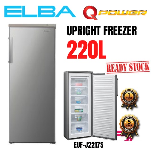 ELBA / HAIER/MORGAN /UPRIGHT FREEZER 220L/ 250L EUF-J2217(SV) - ELBA ...
