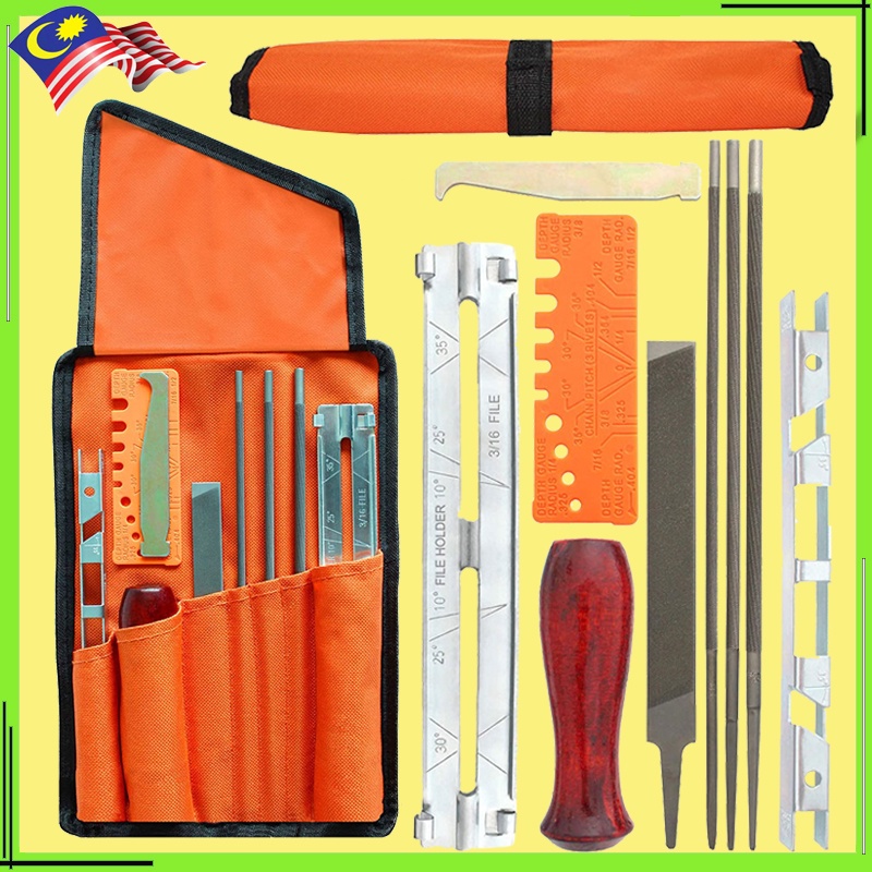 【ready stock】10 Pcs Chainsaw Sharpening File Stihl Filing Kit Chain ...