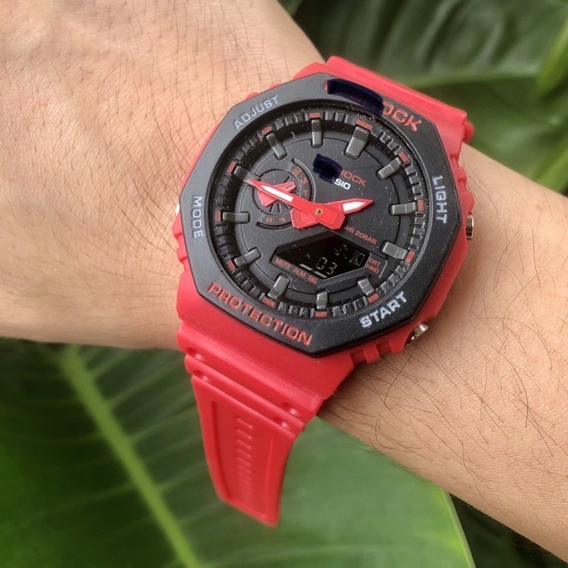 Gshk TMJ Vampire black red jam tangan lelaki free box gshk , lelong ...