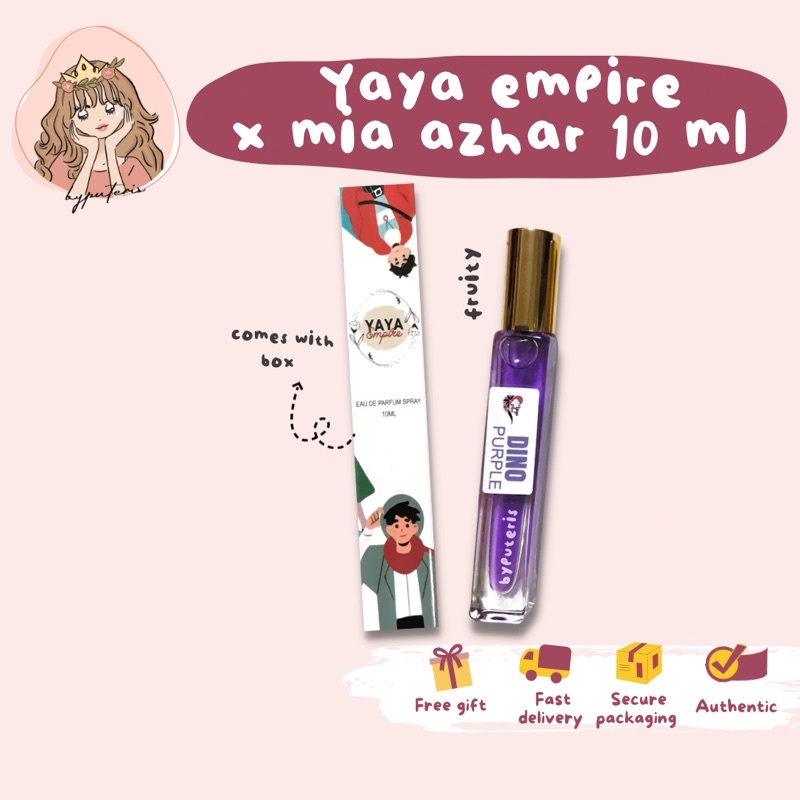 💯 ORIGINAL YAYA EMPIRE X MIA AZHAR PERFUME YAYA EMPIRE PERFUME | Shopee ...