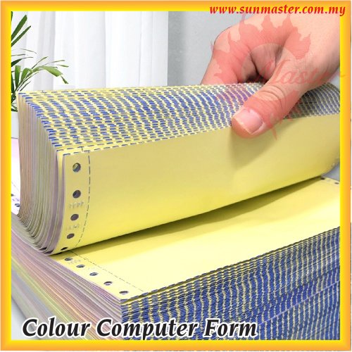 Color Form | Colour Form | 9.5" x 11" Colour Computer Form | 2Ply ...