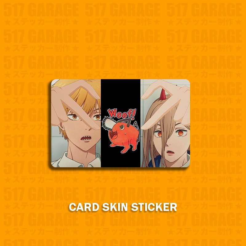 MAKIMA CHAINSAW MAN - ATM CARD STICKER - BANK CARD STICKER - STICKER ...