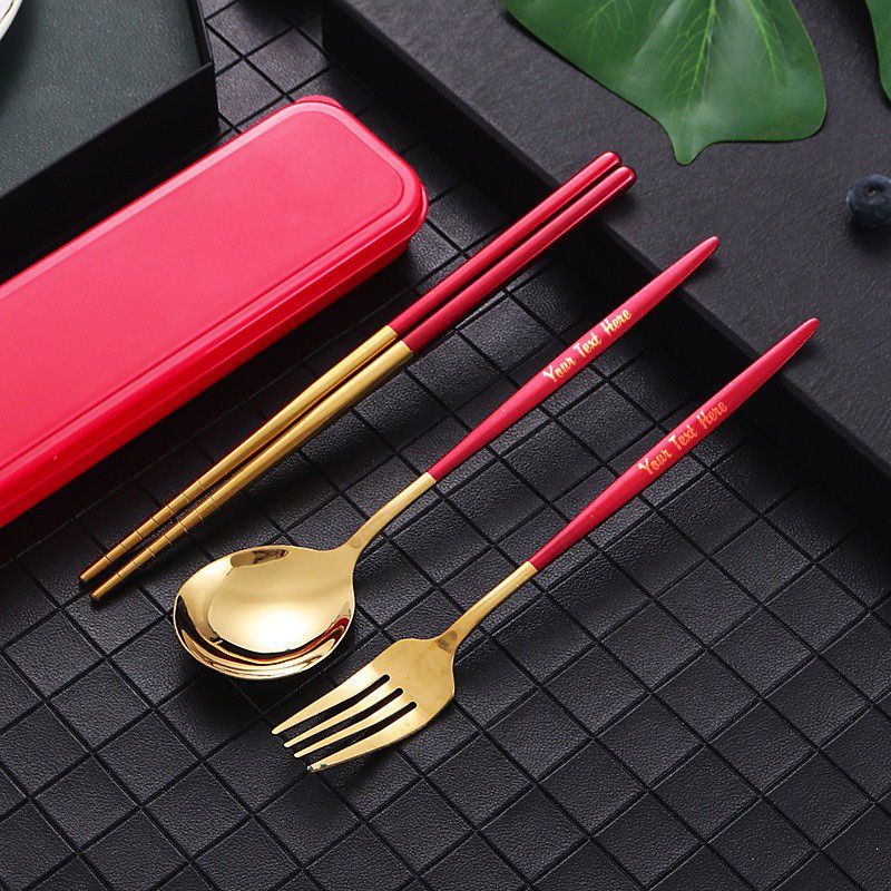 Premium Gift Set Sudu Ukir Nama Spoon Customize Name | Shopee Malaysia