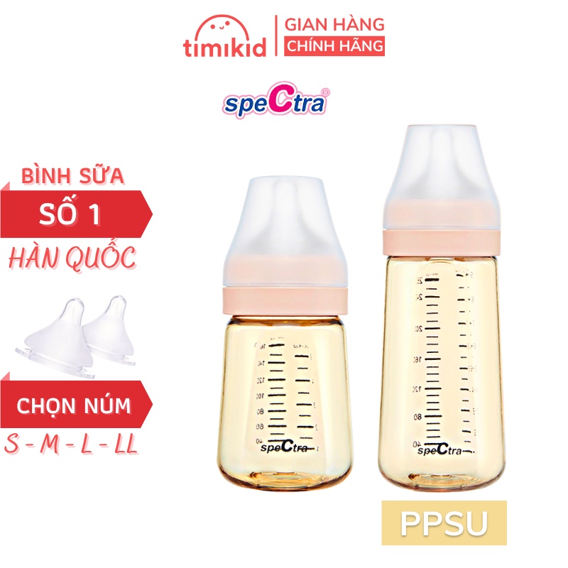Spectra Korean Milk Bottle Wide Neck High Quality PPSU Material Like Pigeon Moyuum Hegen - 160ml ...
