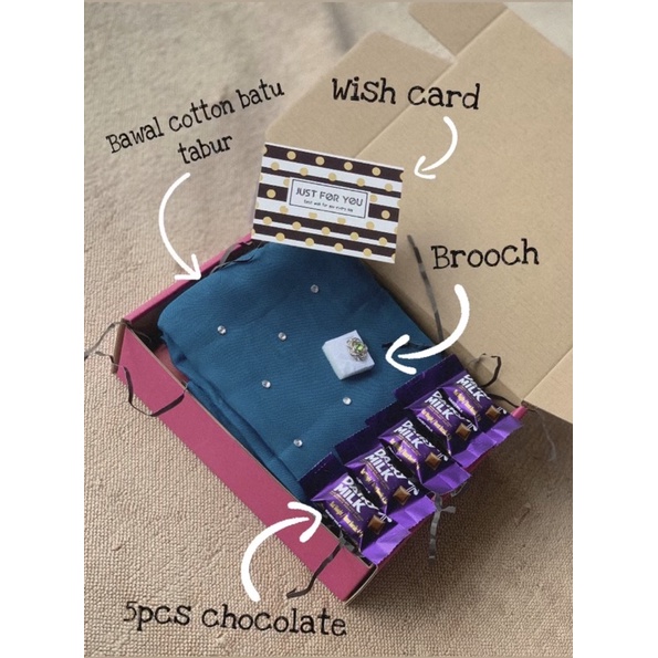 GIFT BOX / SURPRISE BOX FOR YOU 🌹🌹🌹 BOX OF TUDUNG BAWAL 🧕🧕 | Shopee ...