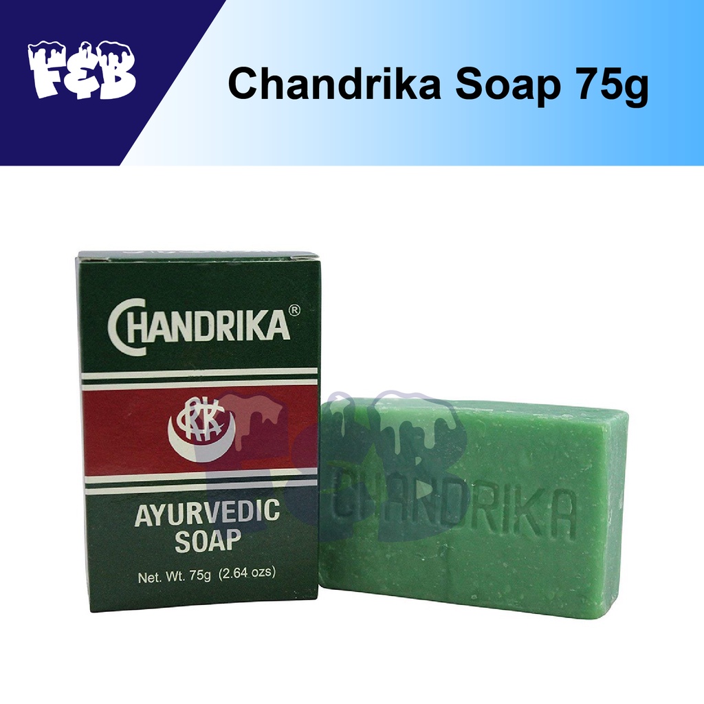 Chandrika Ayurvedic Bath & Body Soap/ Sabun Mandi/肥皂 75gm (Original ...