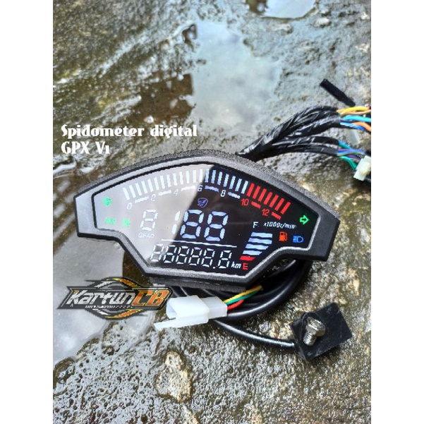GPX type V1 and V2 digital speedometer complete with sensor cable ...