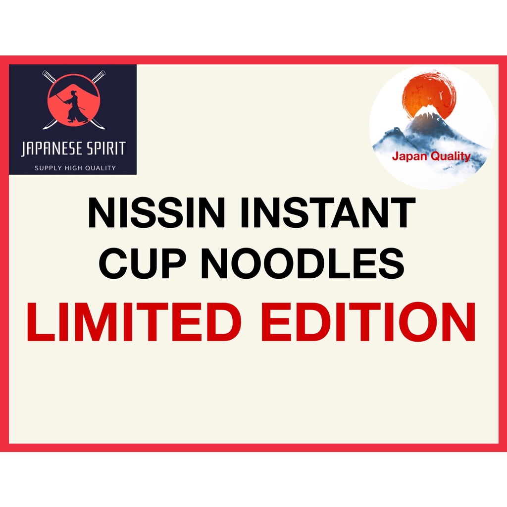 【Direct from Japan】(Limited Edition)Nissin(Nisshin) Foods Cup Noodle ...