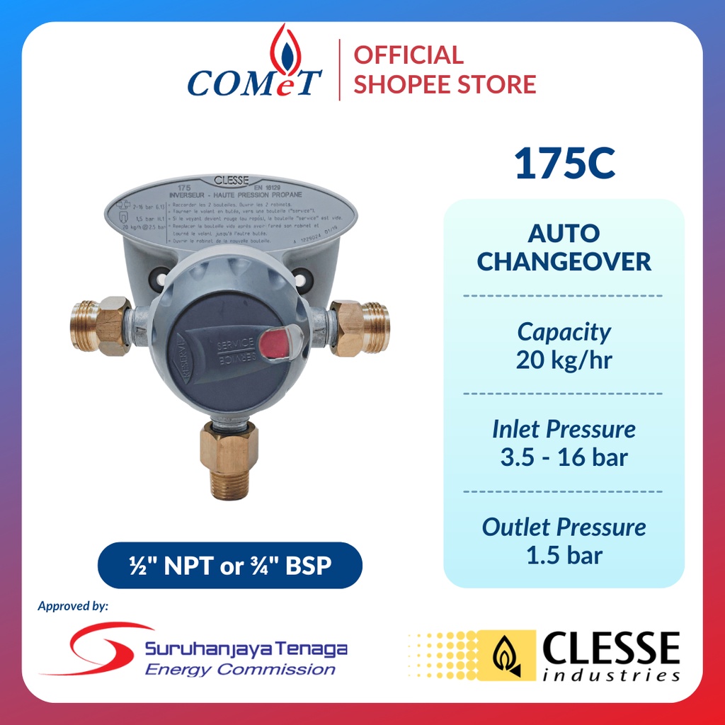 CLESSE Automatic Changeover 175C | Automatic Changeover Regulator ...