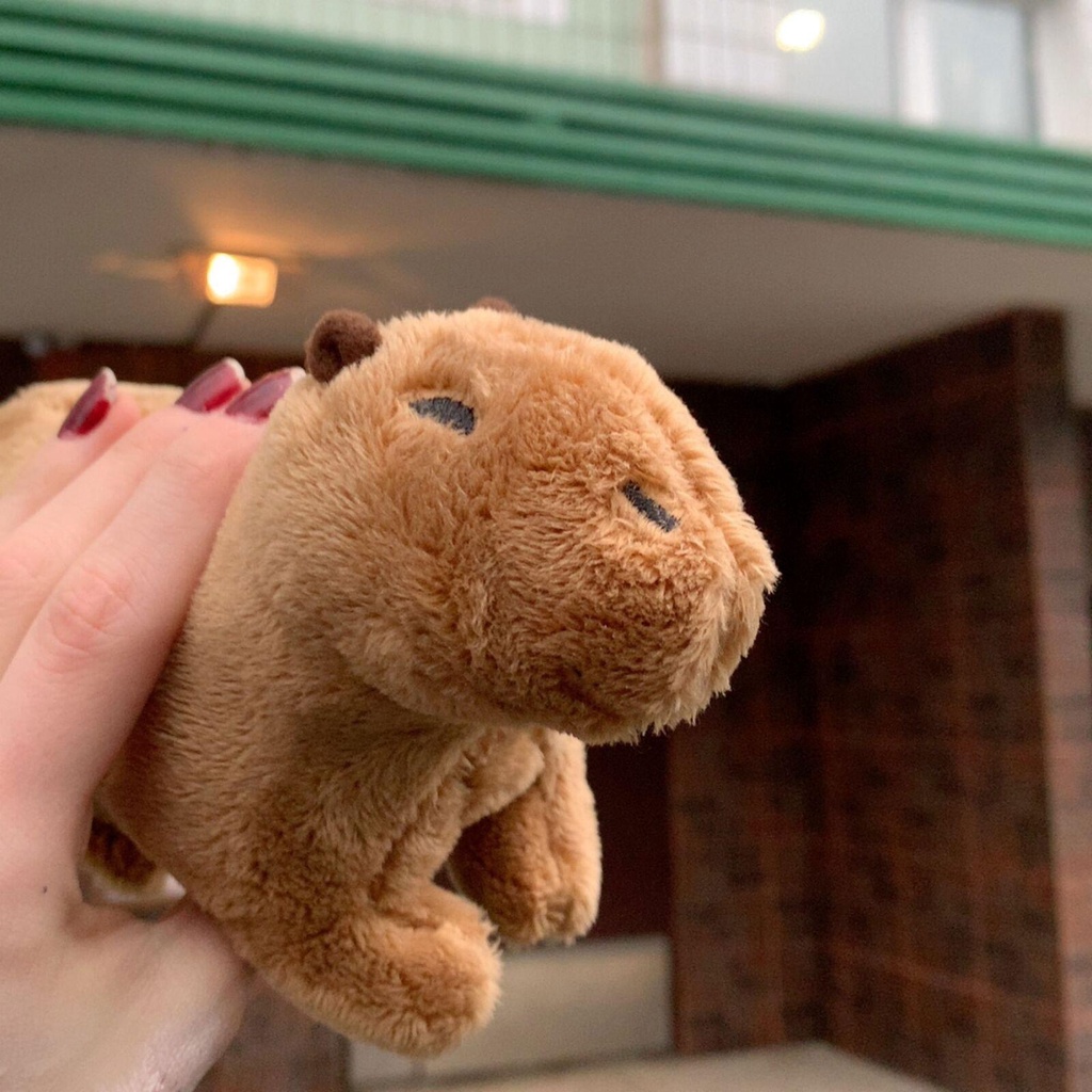 Real Life Fluffty Capybara Plush Toy Cute Capybara Plushie Dolls Wild ...