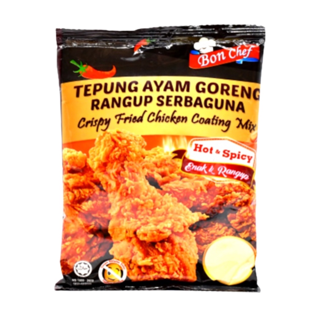 Bon Chef Crispy Fried Chicken Coating Mix HOT & SPICY 200g | Shopee ...