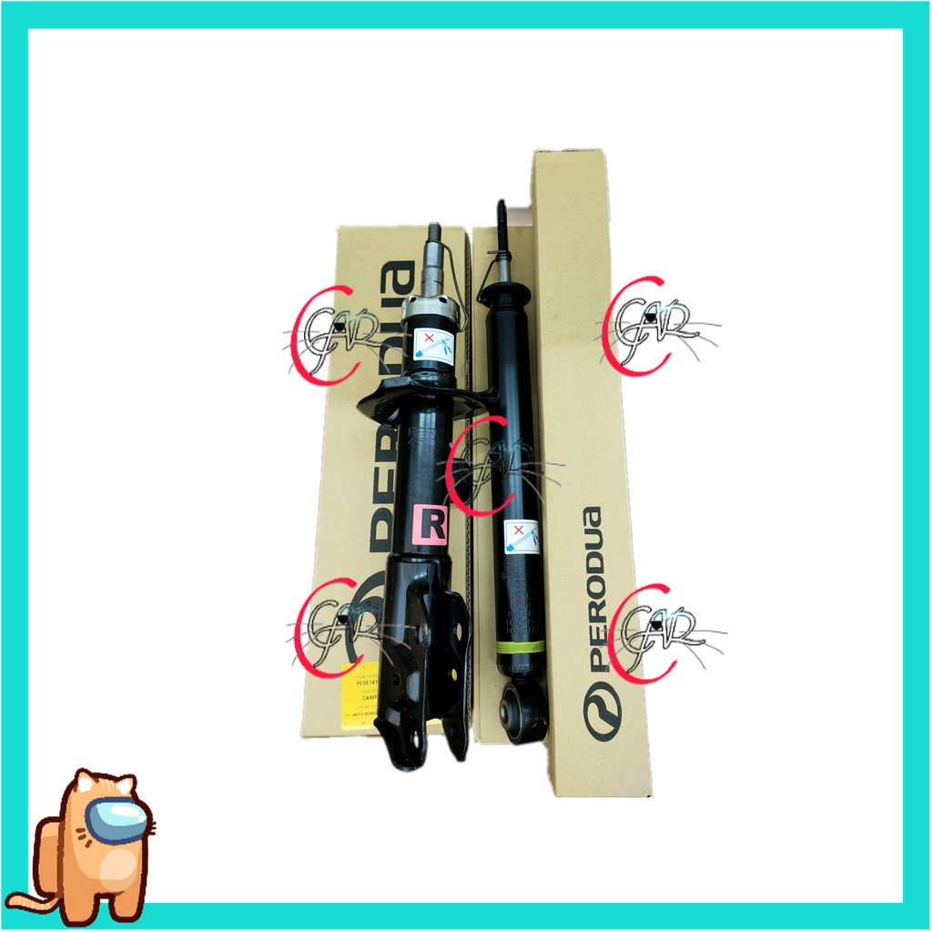ORIGINAL PERODUA AXIA BEZZA ALL FRONT / REAR ABSORBER GAS SET @2PCS ...