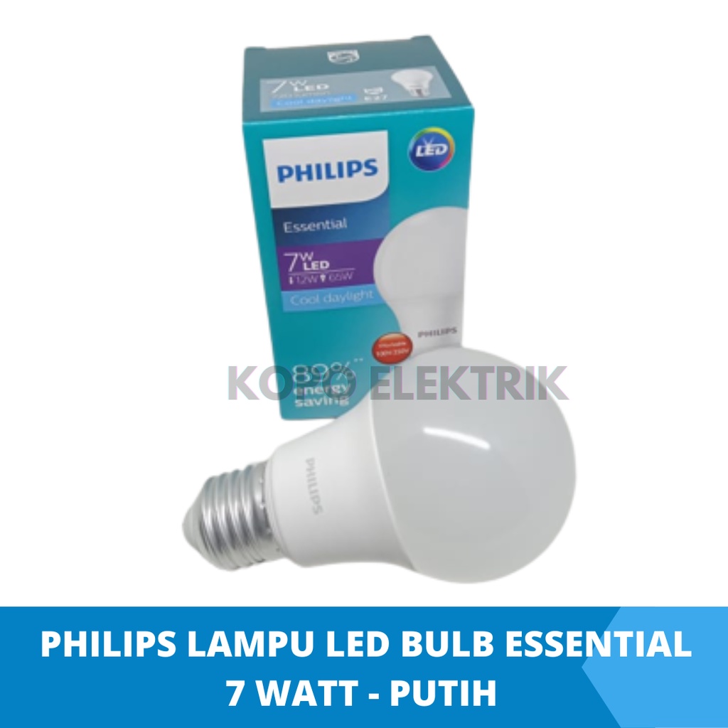 Philips 7w Essential LED Bulb Lamp | Shopee Malaysia