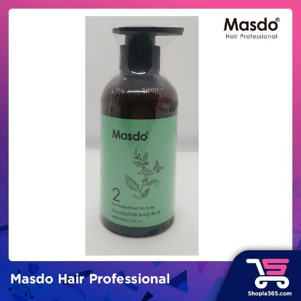 MASDO 2 DANDRUFF AND DRY SCALP BATH 300ML | Shopee Malaysia