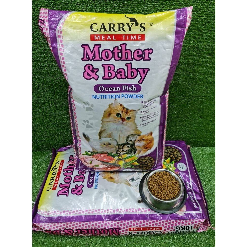 CC Pets Story Ready Stock | Carry's Meal Time Mother & Baby Cat Dry ...