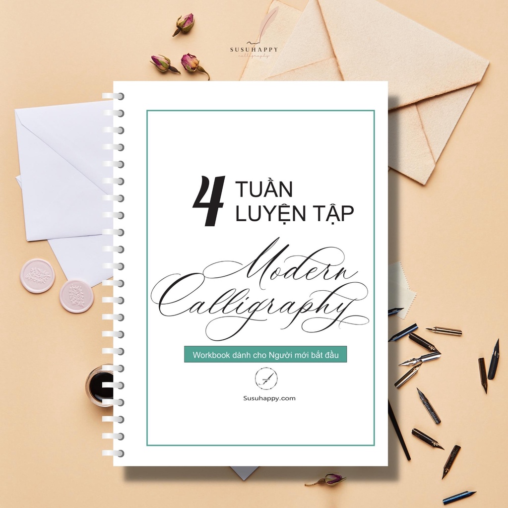 Workbook 4 Weeks Modern Calligraphy Practice Small Nib, Calligraphy ...