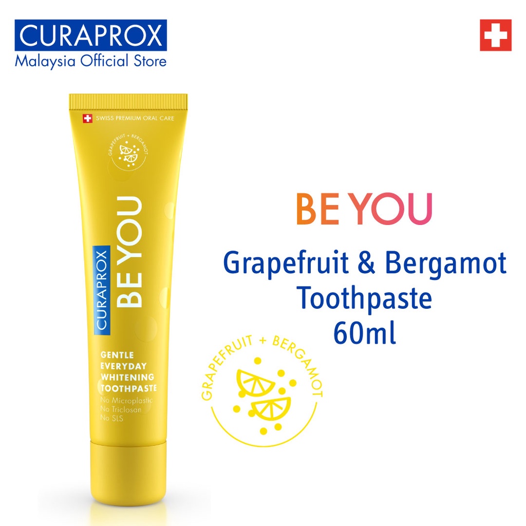 CURAPROX Be You Toothpaste - Grapefruit & Bergamot (60ml) | Shopee Malaysia
