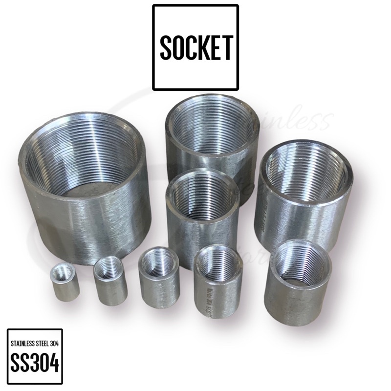 Stainless Steel SS304 Equal Socket （Smooth） | Shopee Malaysia