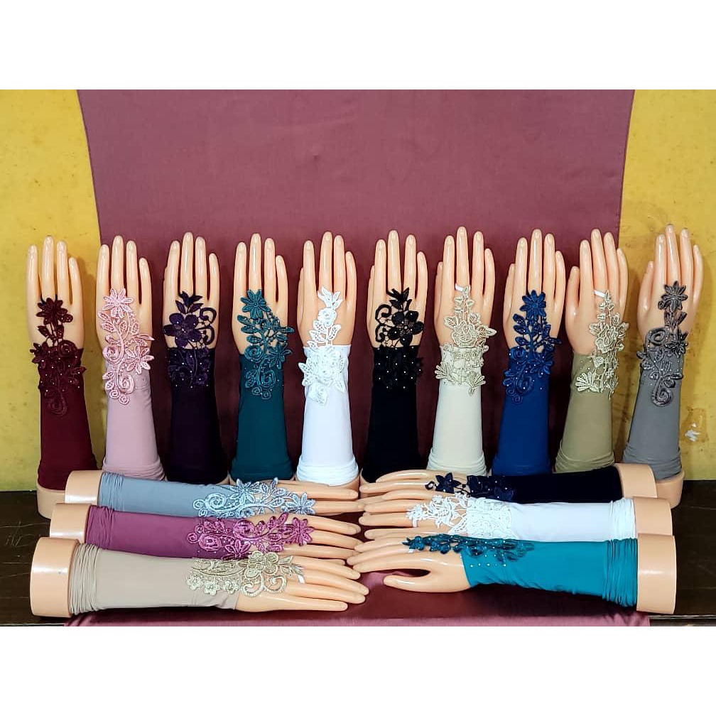 Sarung Lengan Tangan Cincin MISS MELLY Muslimah, Handsock Ring Muslimah | Shopee Malaysia