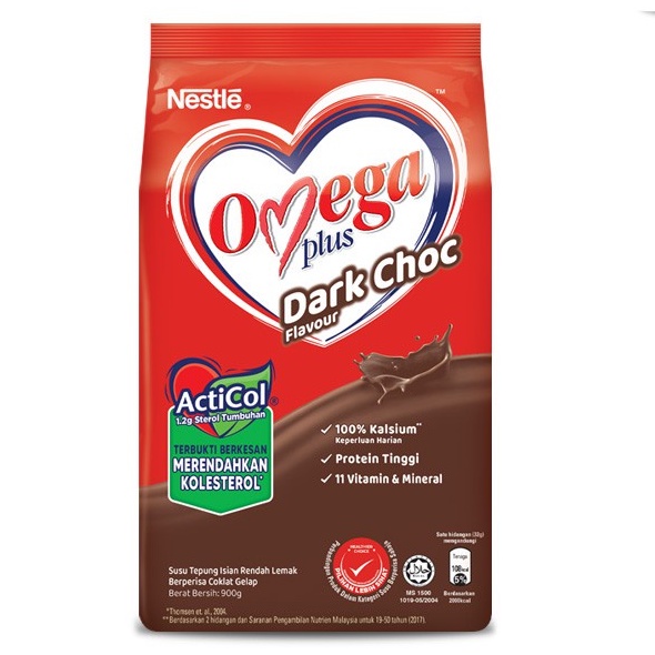 Nestle Omega Plus Milk Powder (600g/1kg/chocalate 900g） | Shopee Malaysia