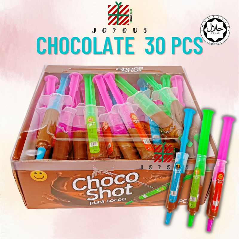 30pcs Choco Shot Pure Cocoa Chocolate / 巧克力 | Shopee Malaysia