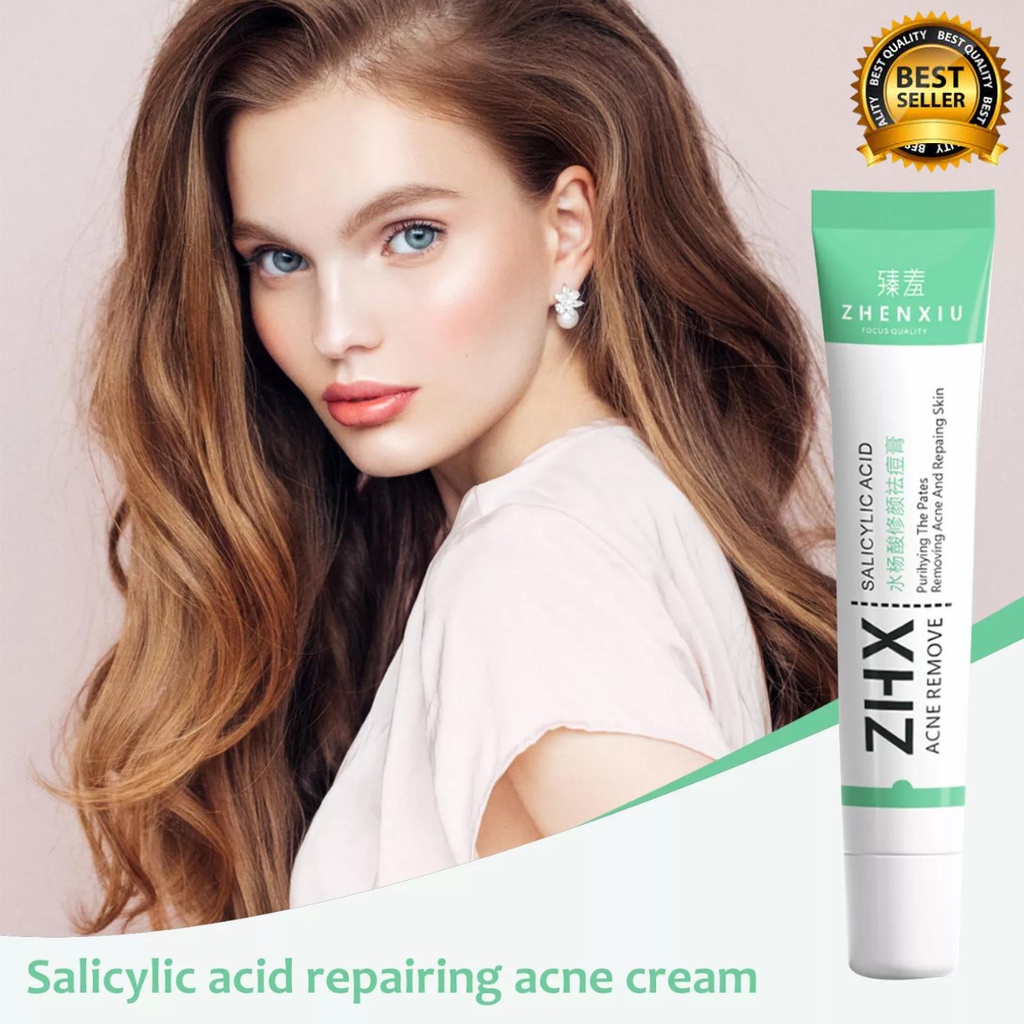 100% Authentic Zhenxiu Salicylic Acid Face Cream Anti Acne Repair Oil ...