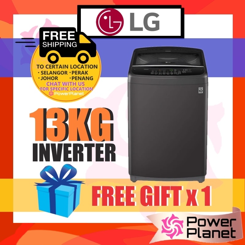 [FREE SHIPPING & FREE GIFT] LG 13kg Top Load Washer Smart Inverter ...