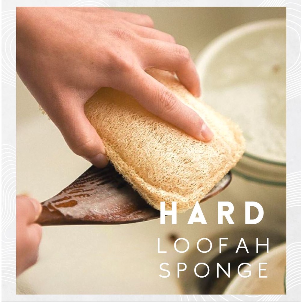 Kitchen Sponge | Natural Hard Loofah Sponges Eco-Friendly | Shopee Malaysia