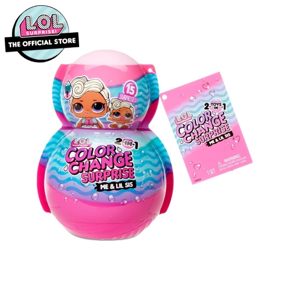 LOL Surprise Color Change 2 in 1 Me & Lil Sis | Shopee Malaysia