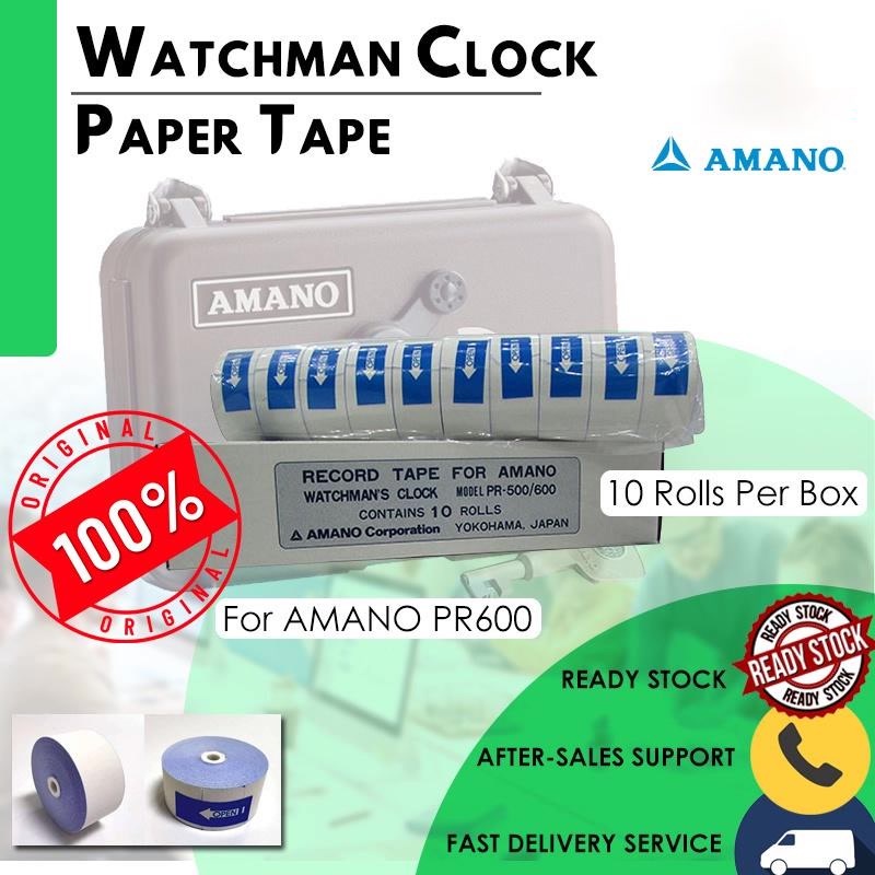 Amano Watchman Clock Paper Tape Paper Roll For Amano PR600 Original ...