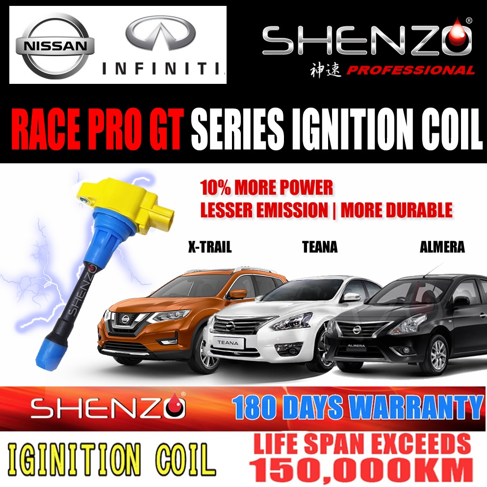 Shenzo Ignition Plug Coil 22448-1HC0A for Nissan Almera N17 NV200 X ...