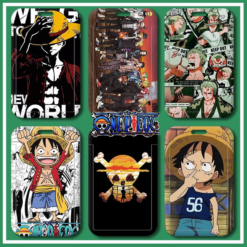 Anime One Piece Luffy Zoro Student School ID Card Personal ID Card MRT ...