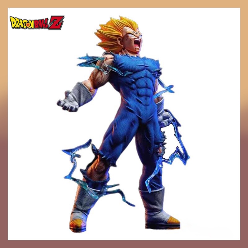 2022 NEW 25cm Dragon Ball Z Majin Vegeta Figure Self-destruct DBZ Super ...
