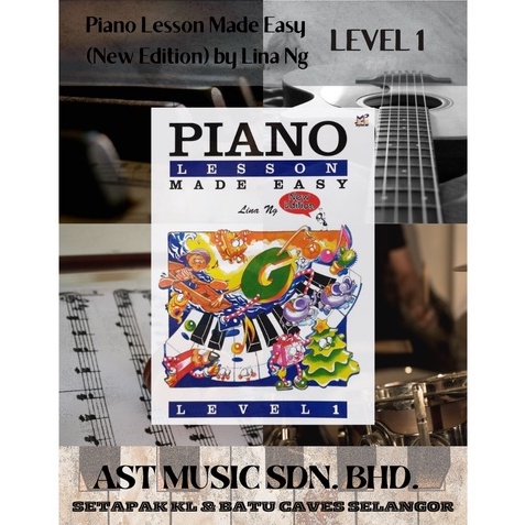 Piano Lesson Made Easy (New Edition) by Lina Ng (Level 1) | Shopee Malaysia